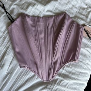 Missguided | Tops | Missguided Lilac Corset Tall | Poshmark
